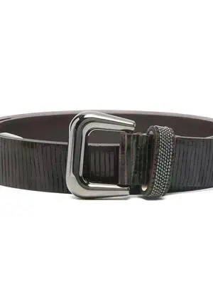 Brunello Cucinelli Embossed-leather Belt