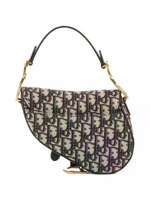 Dior Mini Saddle Handbag - Blue