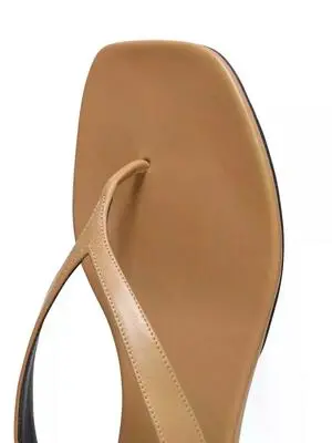 Loulou De Saison Zio Ankle-strap Flat Sandals - Neutrals