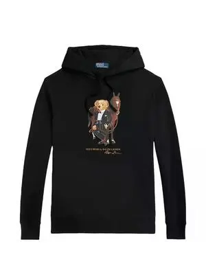 Polo Ralph Lauren Graphic-print Hoodie - Black