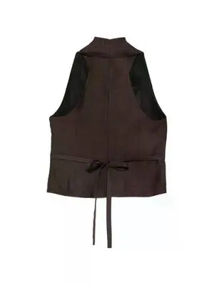 TELA Button Tie Waistcoat