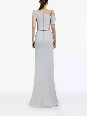GEMY MAALOUF Asymmetrical Neckline Maxi Dress
