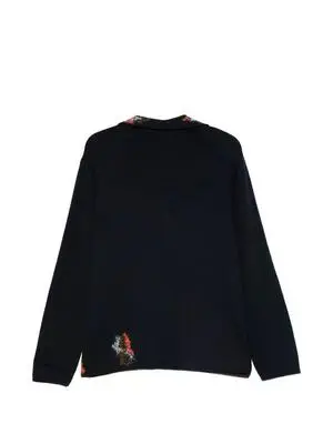 A.N.G.E.L.O. VINTAGE CULT Embroidered V-neck Sweater