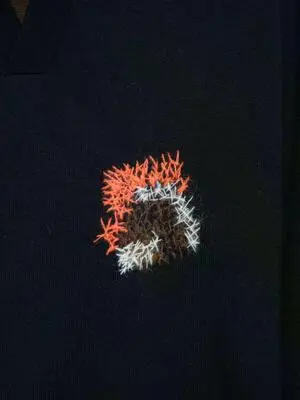 A.N.G.E.L.O. VINTAGE CULT Embroidered V-neck Sweater