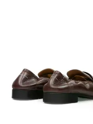 MAISON MARGIELA Penny Strap Leather Loafers