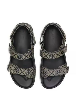 Tory Burch T Monogram Mellow Sport Sandal - Neutrals