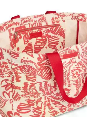 Dsquared2 Rebel Hibiscus Print Tote