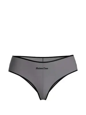 MAISON CLOSE La Parisienne Hipster Briefs - Grey