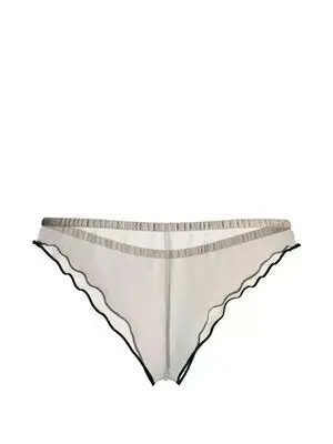 MAISON CLOSE La Parisienne Tanga - Neutrals