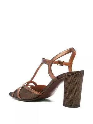 Chie Mihara Bejo T-strap Leather Sandals - Brown