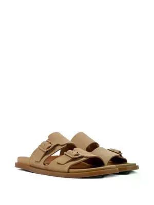 Camper Buckle Leather Sandals