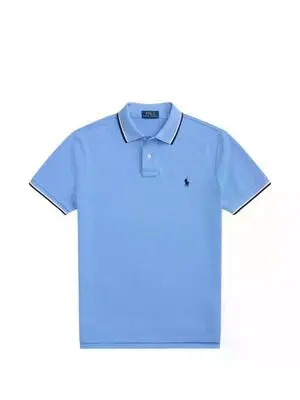 Polo Ralph Lauren Embroidered Short-sleeve Polo Shirt - Blue