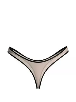 MAISON CLOSE La Parisienne Thong - Neutrals