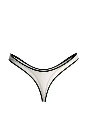 MAISON CLOSE La Parisienne Thong - Neutrals