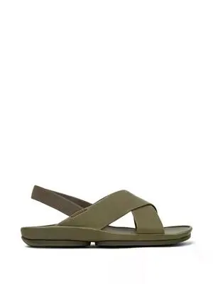 Camper Isla Crossover Leather Sandals