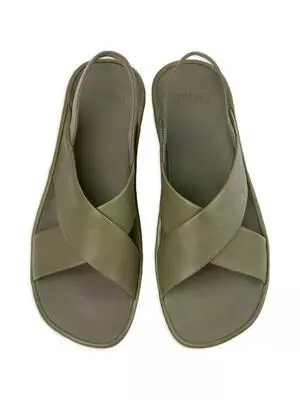 Camper Isla Crossover Leather Sandals