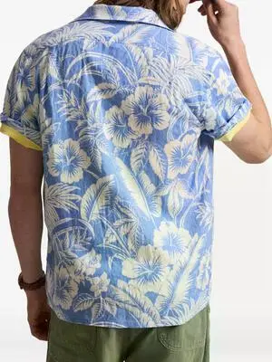 Polo Ralph Lauren Floral-print Pocket Shirt - Blue