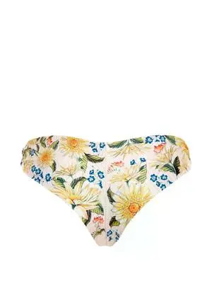 Agua Bendita Floral-pattern Bikini Bottom