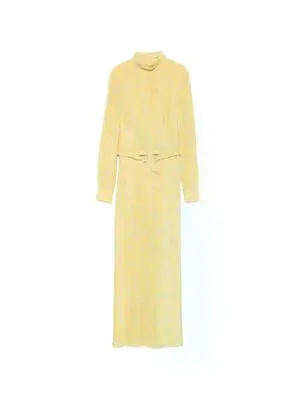 Alessandra Rich Tie Detailed Day Dresses