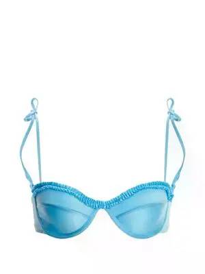 Agua Bendita Madelyn Bikini Top - Blue