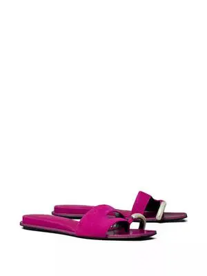 Tory Burch Pierced Wedge Slides