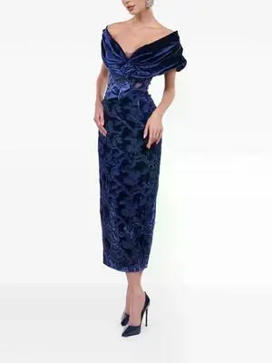 ARAFTU Floral Off-shoulder Dress