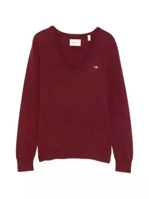 Gant V-neck Long Sleeve Sweater