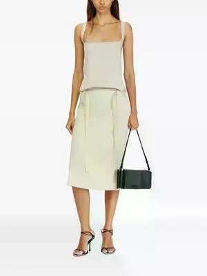 DIESEL® D-sana Square-neck Midi Dress - Neutrals