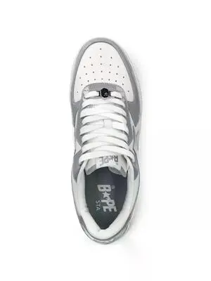 A BATHING APE Star-embellished Low Top Sneakers