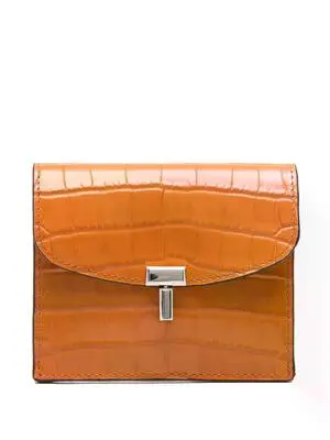 TOTEME T-lock Embossed Cardholder - Orange