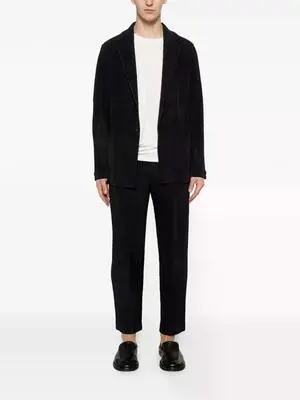 Issey Miyake Pleated Blazer - Blue