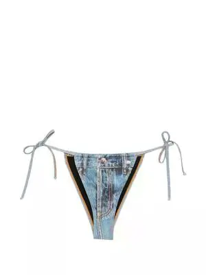 DIESEL Denim Tie Bikini - Blue