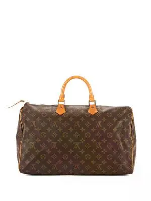 LOUIS VUITTON 40 Speedy Monogram Canvas Tote Bag