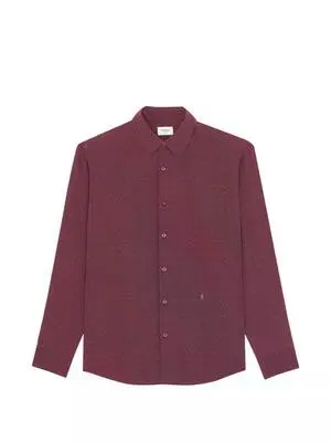 Saint Laurent Cassandre Buttoned Dotted Shirt
