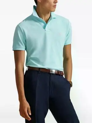 Polo Ralph Lauren Contrast Logo Polo Shirt - Blue