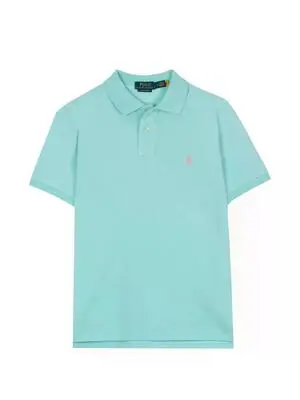 Polo Ralph Lauren Contrast Logo Polo Shirt - Blue