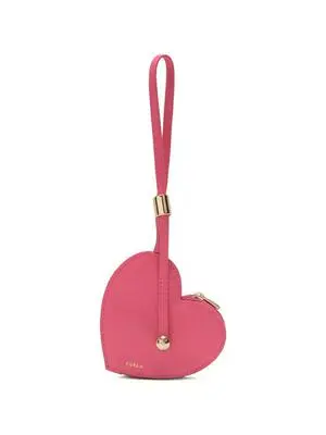 Furla Laura Heart Leather Coin Case - Pink