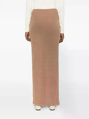 Nanushka Button-down Maxi Skirt