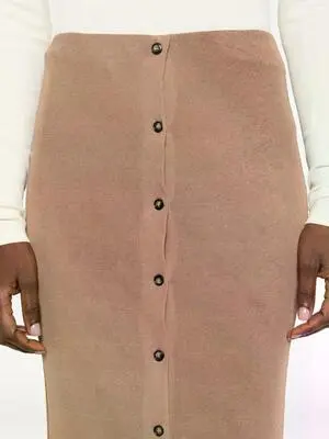 Nanushka Button-down Maxi Skirt