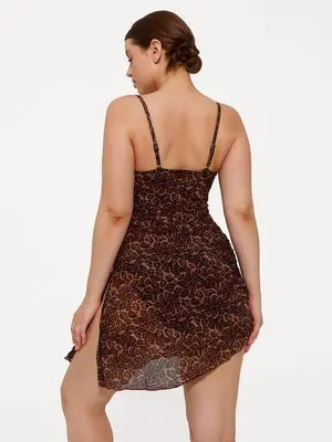 POPILUSH Shapewear Ruched Convertible One-piece Swimsuit