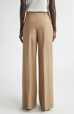 Lafayette 148 New York Thames Tropical Wool Blend Wide Leg Pants