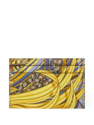 FERRAGAMO Gancini Credit Card Holder - Yellow