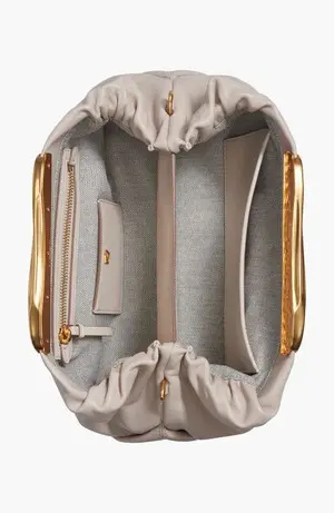 Donna Karan New York Poplin Clutch Bag - Sand