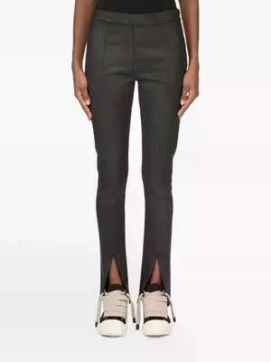 Rick Owens Slit Front Leggings - Black