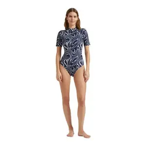 Vilebrequin Short Sleeve Uv Protection One-piece Rashguard