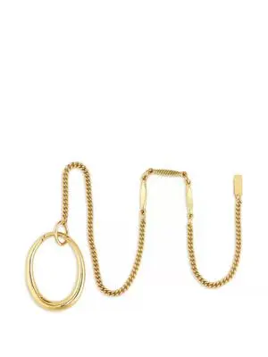 Tory Burch Pierced Ring With Chain - Gold