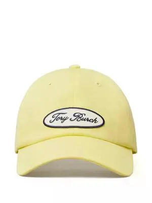 Tory Burch Logo-patch Baseball Cap - Yellow
