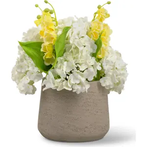 COCOBELLA Carina Realtouch Mixed Floral Arrangement - Ash