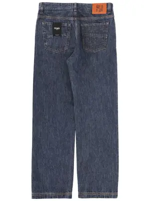 Fendi Regular Fit Jeans - Blue