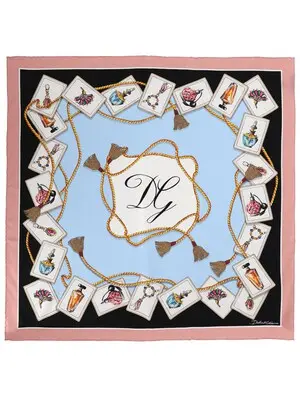 Dolce & Gabbana Printed Silk Scarf - Multicolour